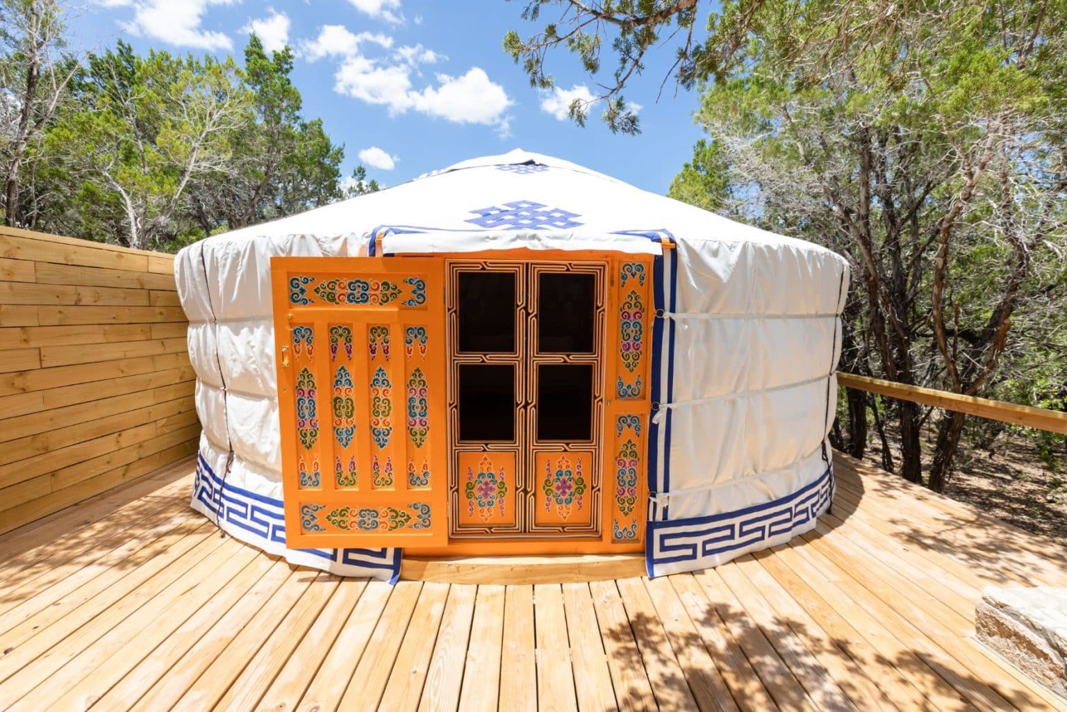 Dottie Ger | Dripping Springs Yurt | The Yurtopian Hill Country Resort