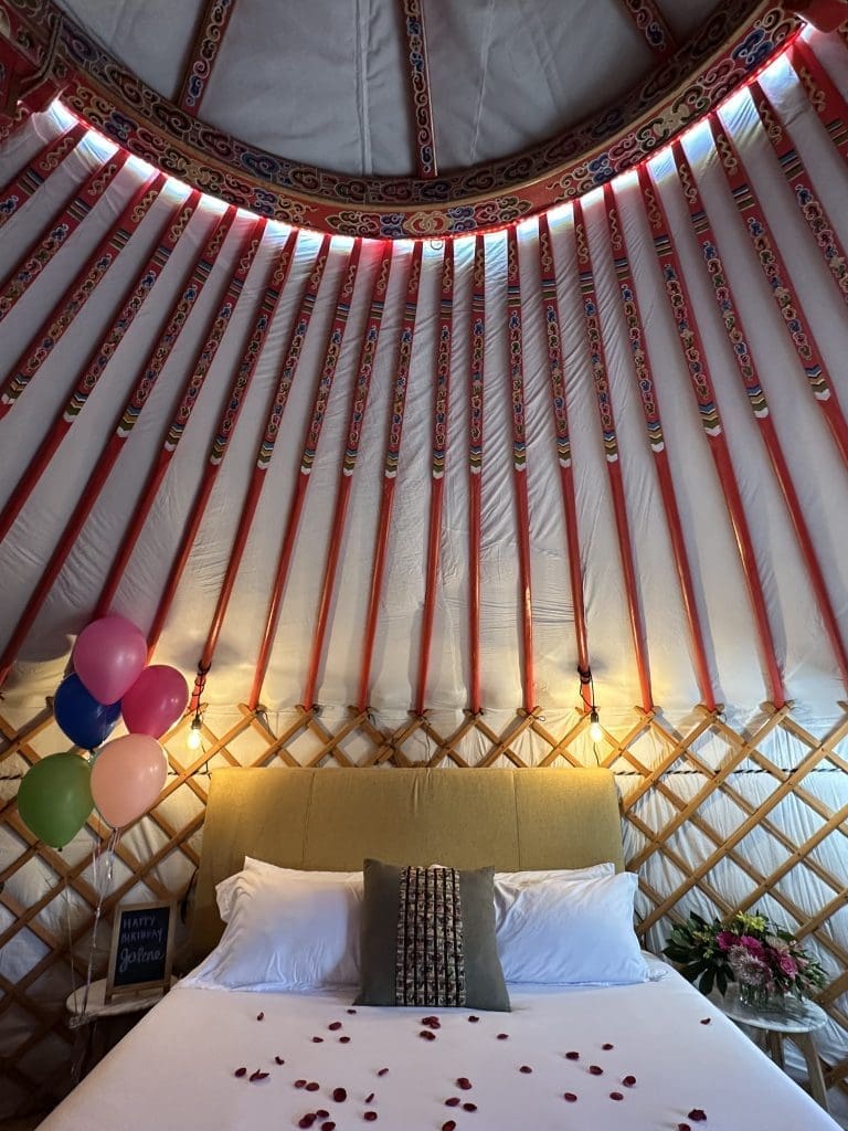 Luxury Glamping Upgrade Packages | The Yurtopian | The Yurtopian Hill ...